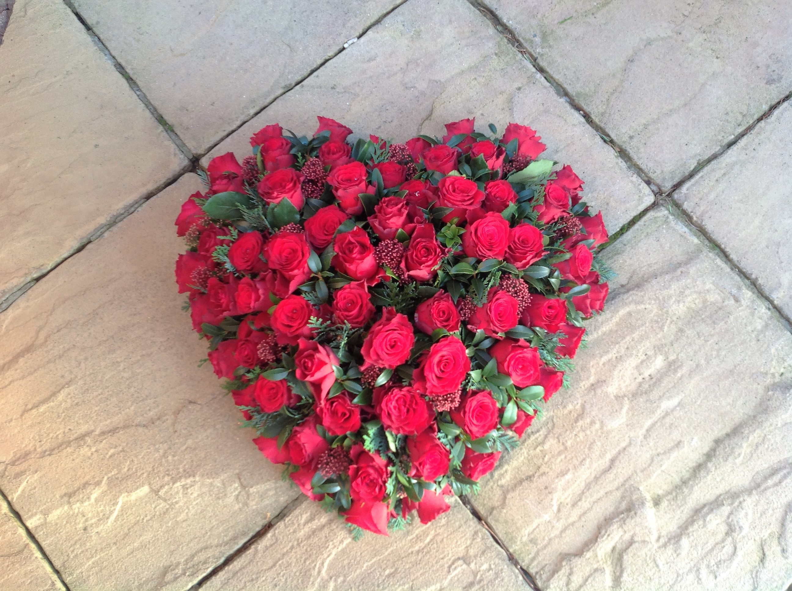 Red Roses Heart - Wendy Goodliff